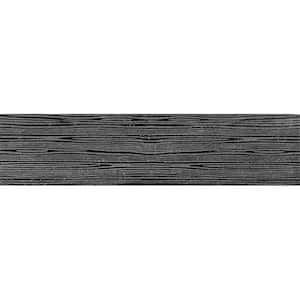 Apollo Tile Artisana 3 in. x 12 in. Eastern Black Textured Etched ...