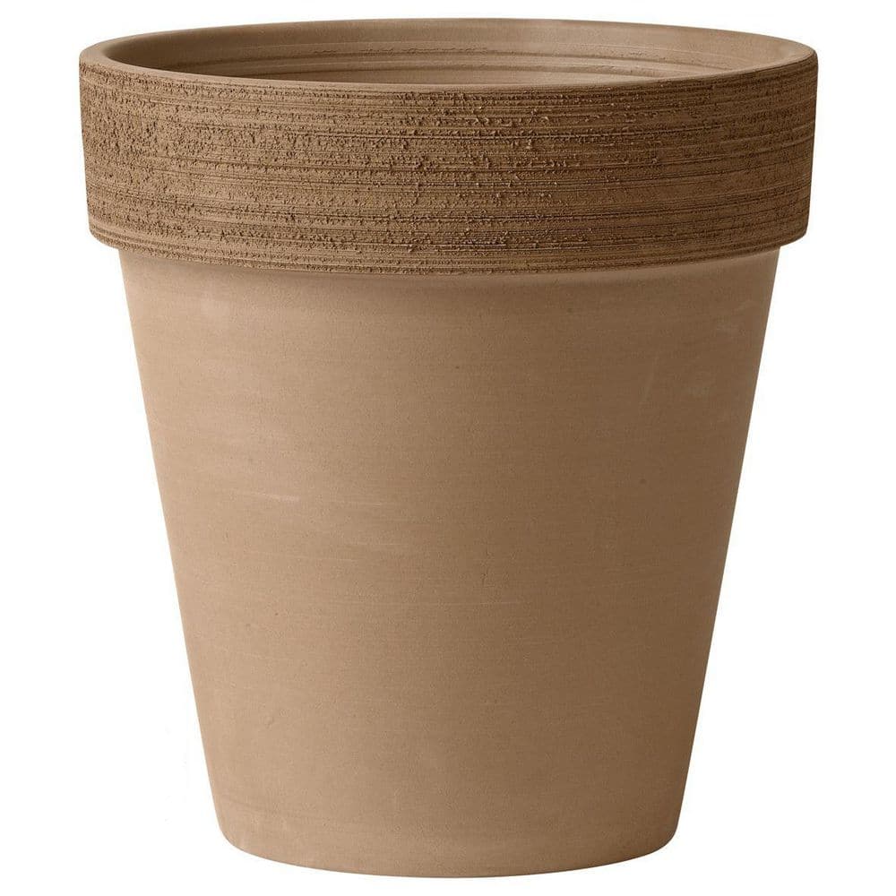 Deroma Tall Standard Pot Graphite 10.2 in. x 10.2 in. x 11.43 in. 8.5 ...