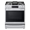 LG 6.3 cu. ft. Smart Slide-In Gas Range with ProBake Convection & Air ...