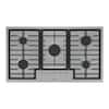 Bosch 500 Series 36 in. Gas Cooktop in Stainless Steel with 5-Burners ...