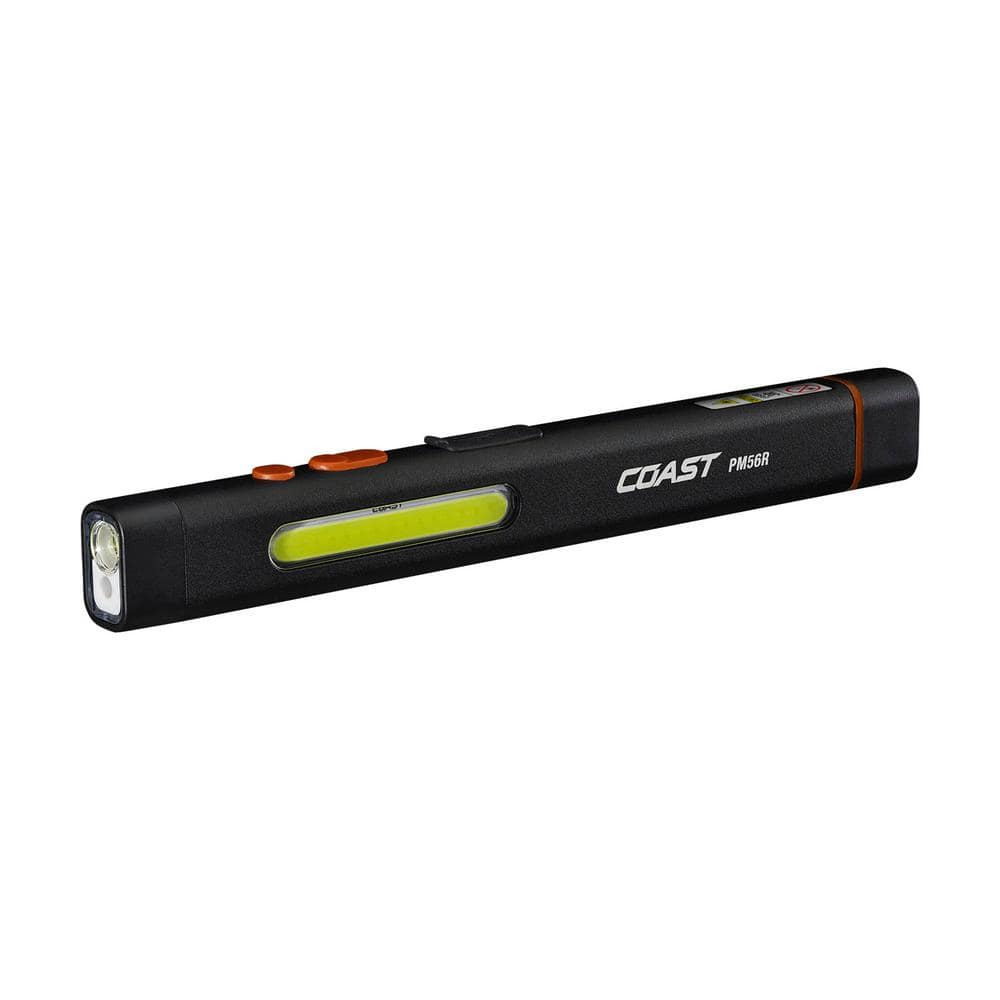 Coast PM56R 250 Lumens LED Rechargeable Flashlight 31068 - The Home Depot