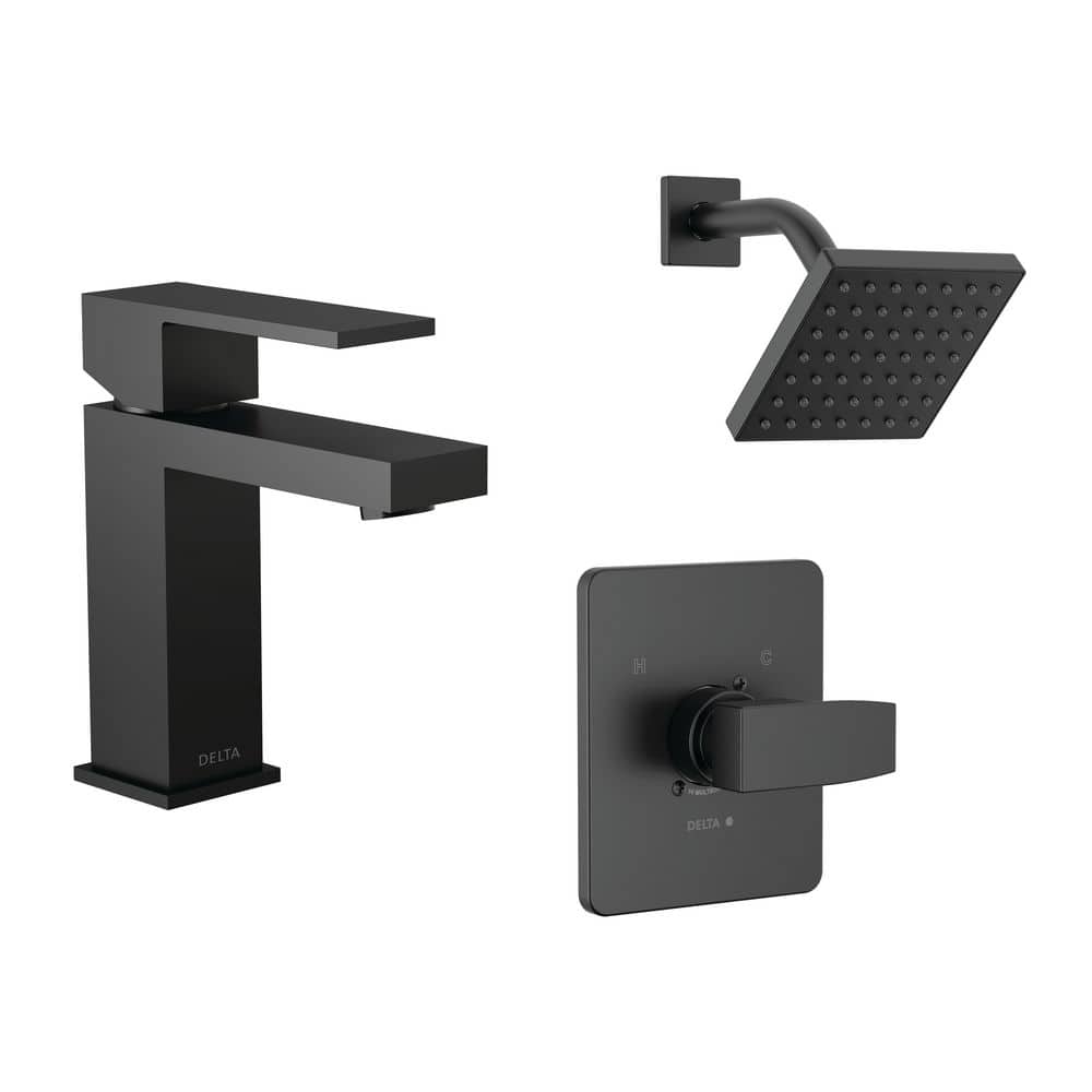 Delta Modern 1-Spray Shower Faucet with Single Handle Single Hole ...