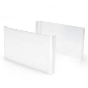 Fence Armor 5 in. L x 5 in. W x 1/4 ft. H White Fence Post Guard for ...