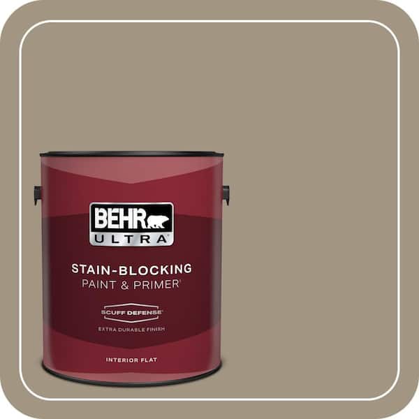 BEHR ULTRA 1 gal. #ECC-43-2 Bridle Path Extra Durable Flat Interior ...