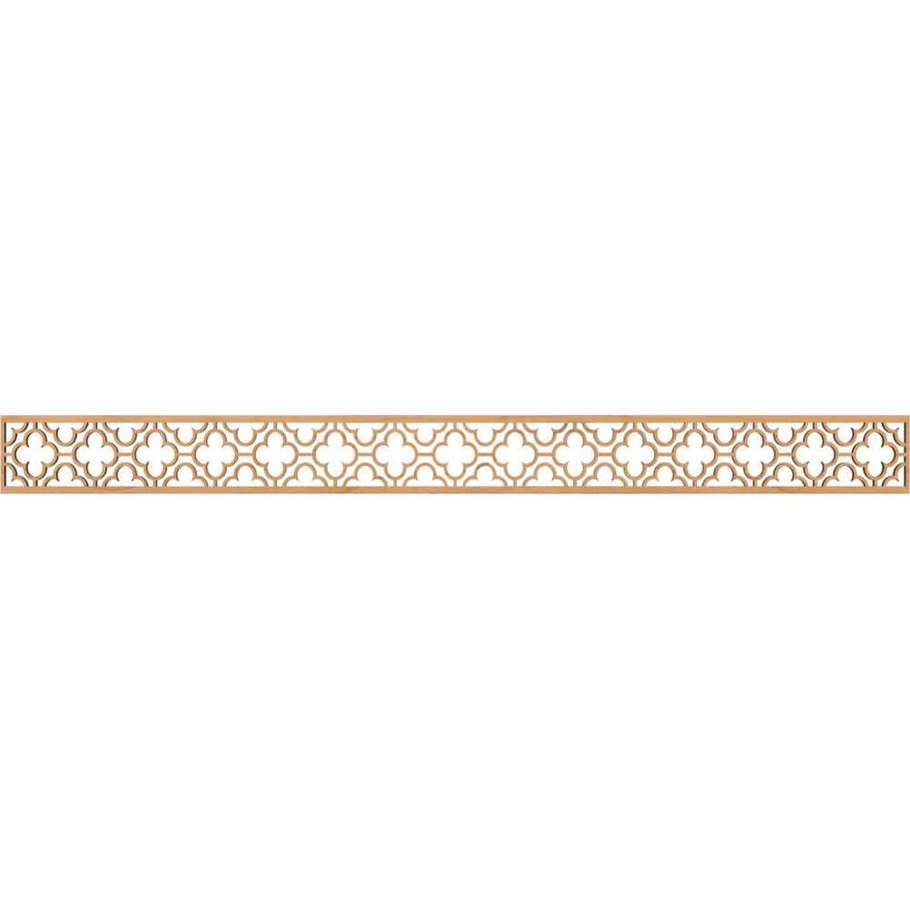 Ekena Millwork Chicago Fretwork 0.25 in. D x 46.375 in. W x 4 in. L ...