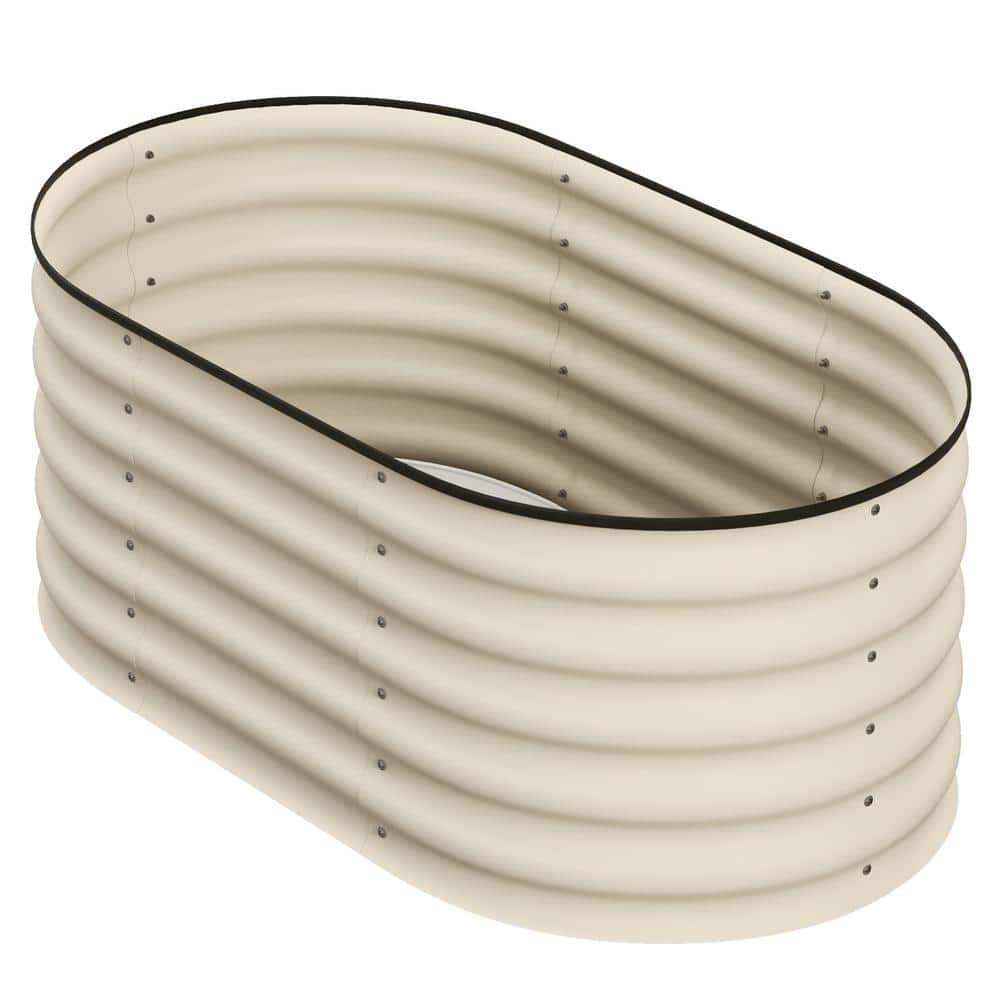 Tunearary 41 in. x 24 in. x 17 in. Galvanized Steel Raised Bed Outdoor ...