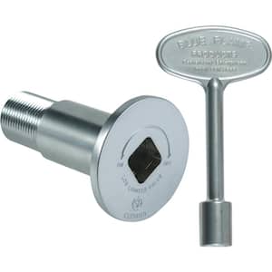 Blue Flame 8 in. Universal Gas Valve Key in Satin Chrome NKY.8.06