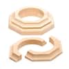 Pole-Wrap 3-1/2 in. Dia Oak Cap and Base Set 85CB35 - The Home Depot