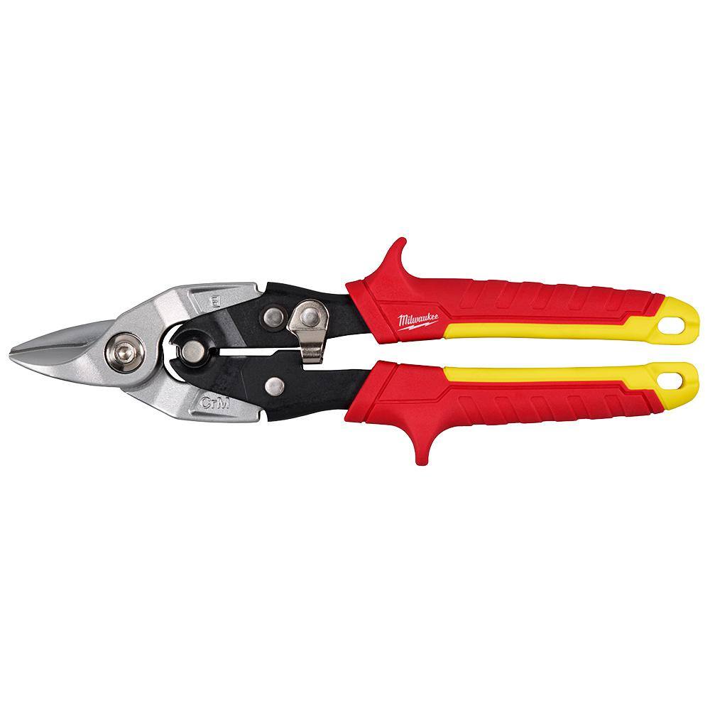 Milwaukee 9 in. Straight-Cut Bulldog Snips 48-22-4569 - The Home Depot