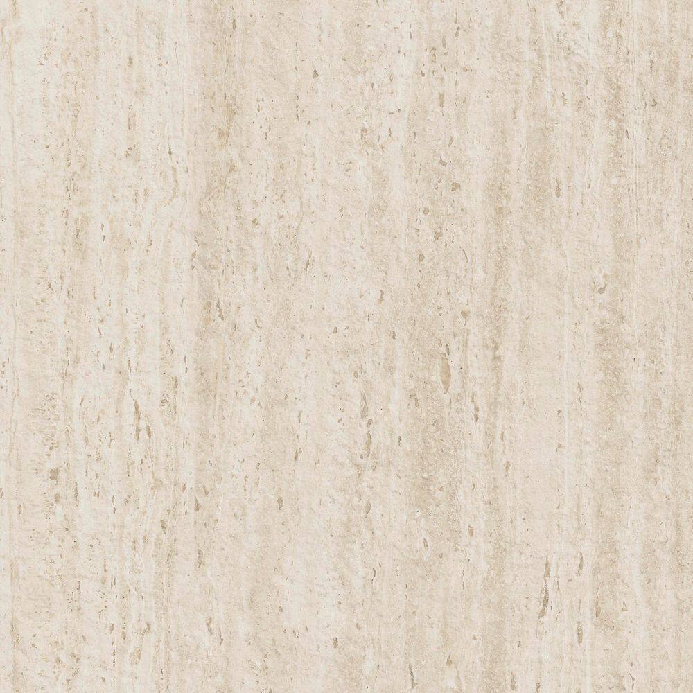 Corso Italia Sample - Impero Travertine 6 in. x 6 in. x 0.75 in. Marble Look Porcelain Paver ...