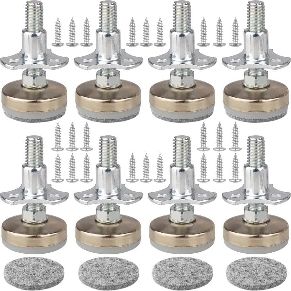 Angel Sar Adjustable Heavy Duty Furniture Leveling Feet with Screws and ...