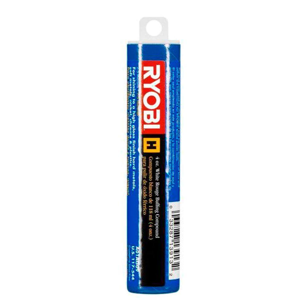 RYOBI 4 oz. White Rouge Buffing Compound A01AG092 - The Home Depot