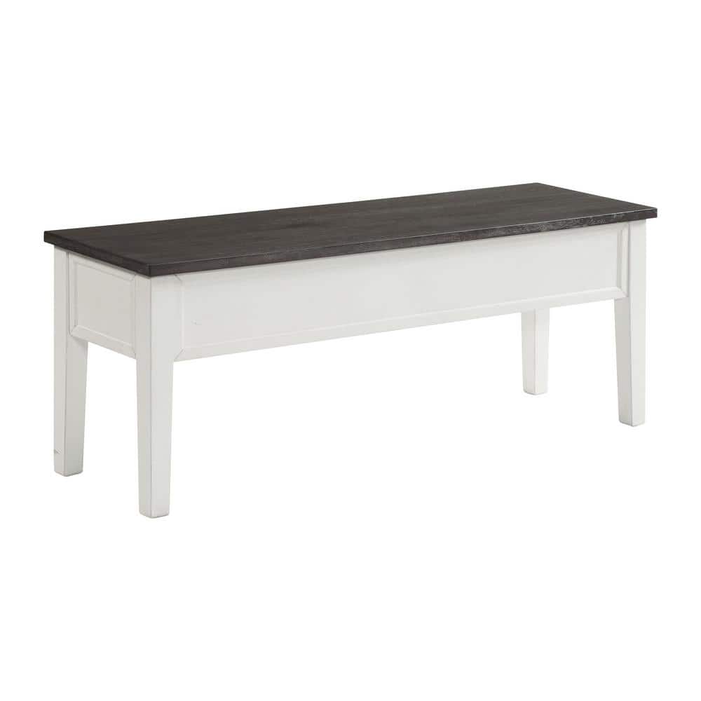 Picket House Furnishings Jamison Gray Dining Bench Backless with ...