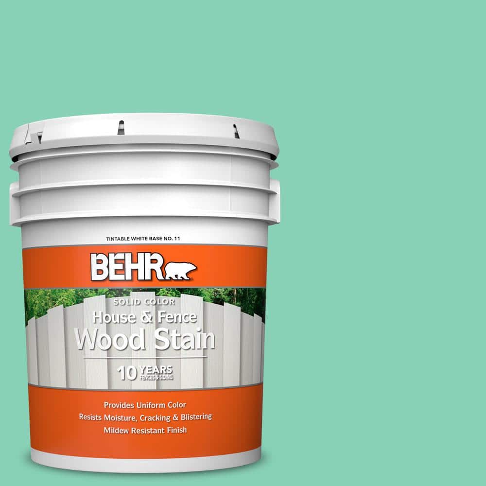 Reviews for BEHR 5 gal. #P420-3 Tropical Trail Solid Color House and ...