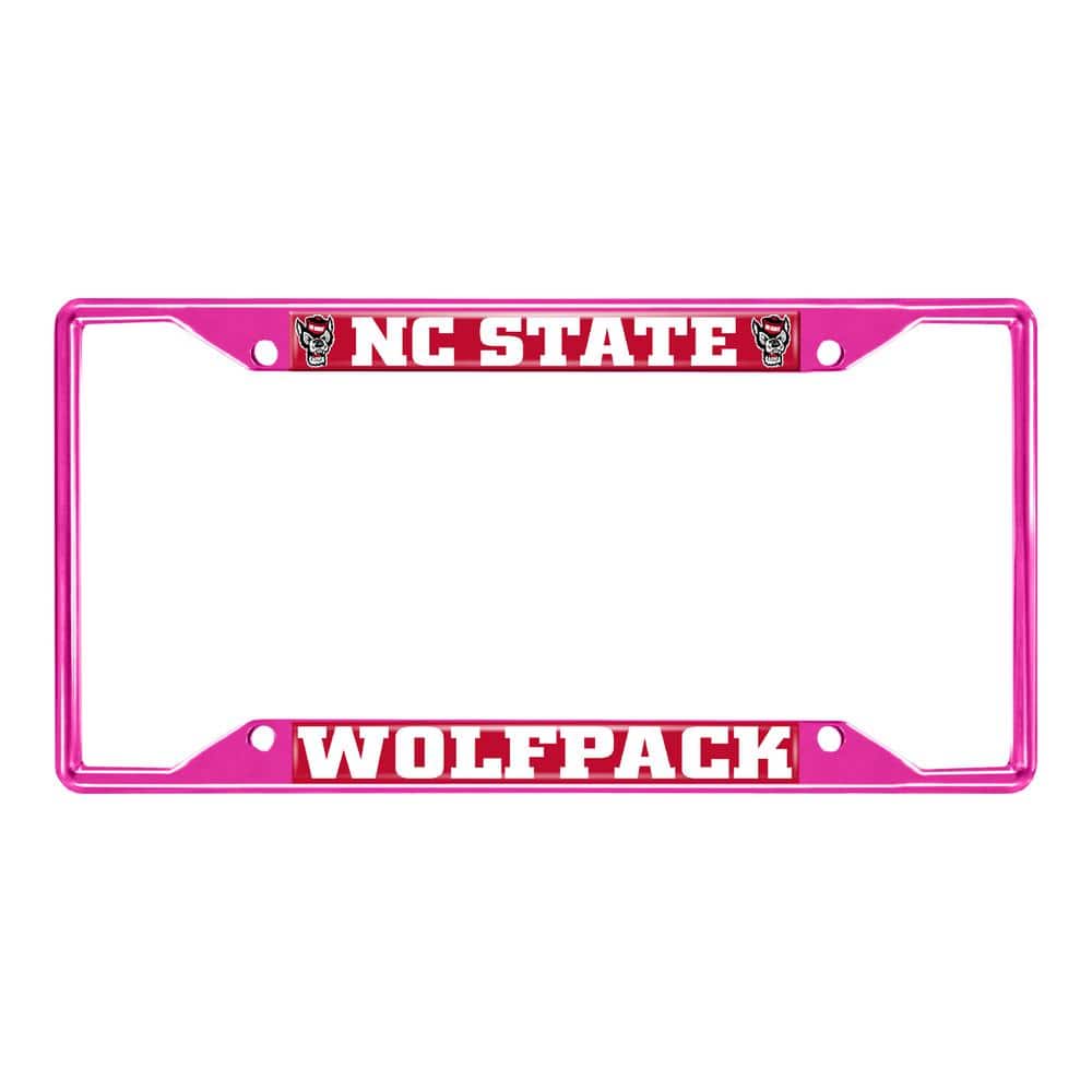 FANMATS Universal Fit North Carolina State University License Plate ...