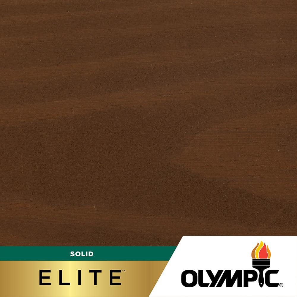 Olympic Elite 8 oz. SC-1016 Chestnut Brown Solid Advanced Exterior Wood ...