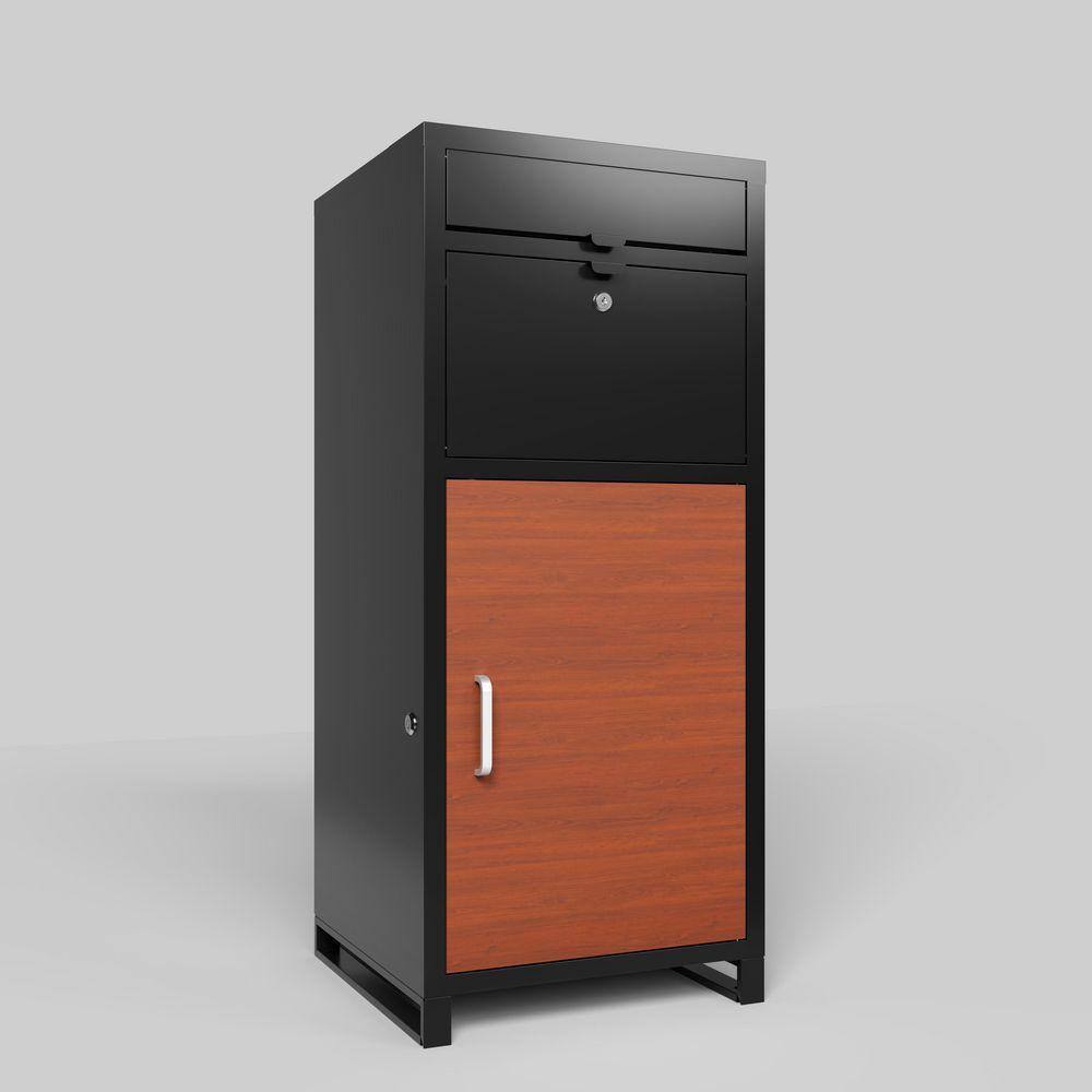Jushua 5.28 cu. ft Outdoor Parcel Drop Box, Courier Locker with ...