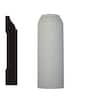 LWM 623 9/16 in. x 1-3/4 in. x 3-1/4 in. MDF Primed Radius Base Outside ...