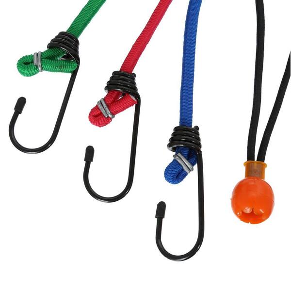 HDX Assorted Length Bungee Cord 50 Pack FH12065 The Home Depot