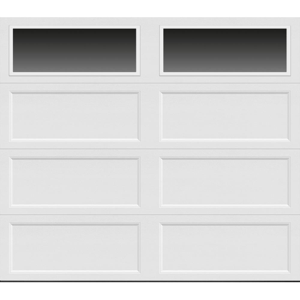 Clopay Bridgeport Steel Extended Panel 8 ft x 7 ft Insulated 6.3 R ...