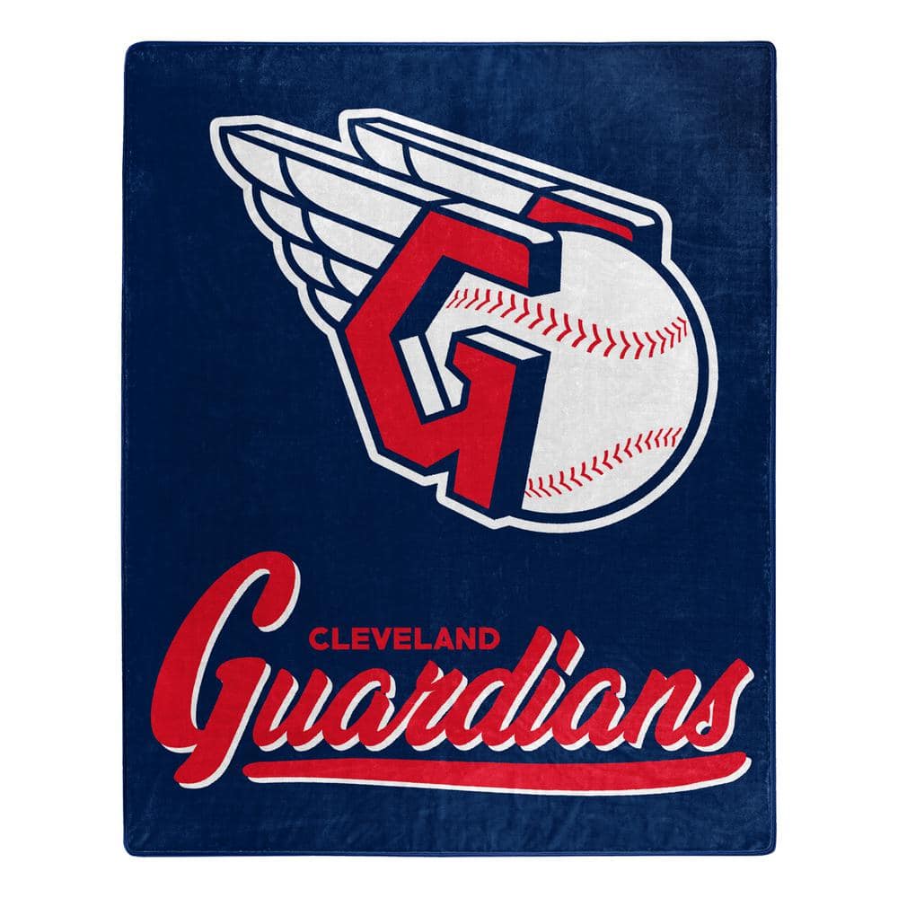 The Northwest Group MLB Guardians Signature Raschel Multi-Colored Throw ...
