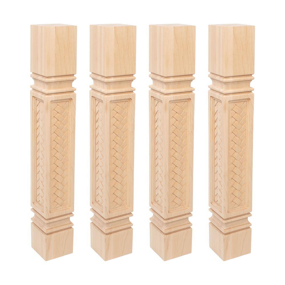 American Pro Decor 35.25 in. x 5 in. Unfinished Solid North American ...