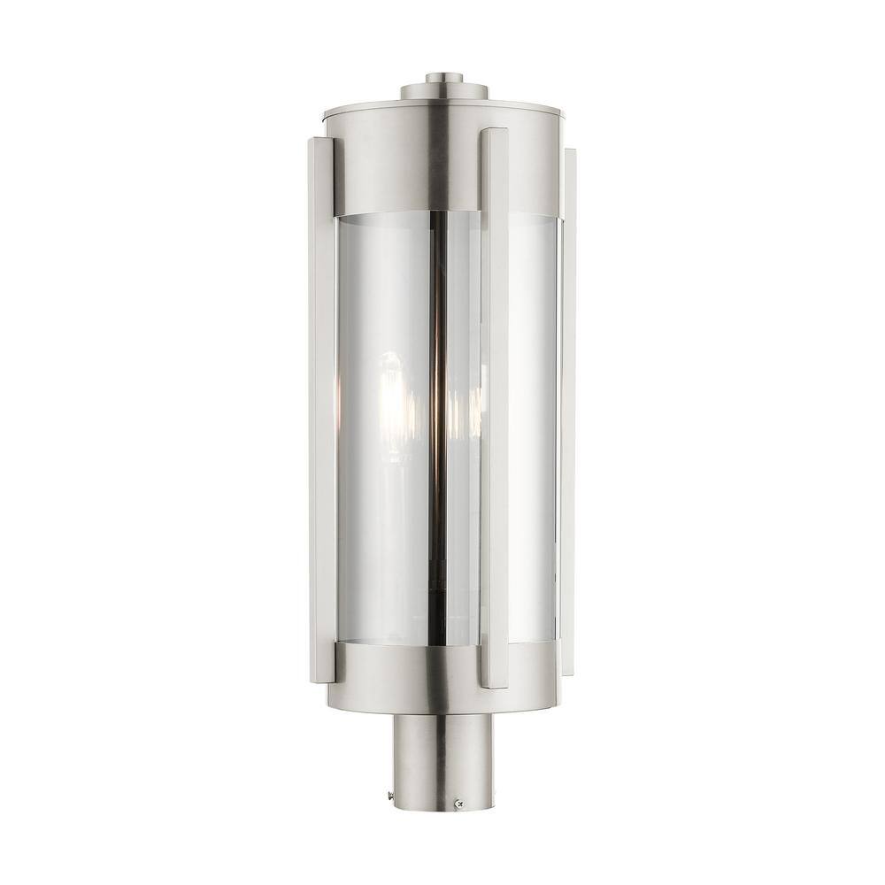 AVIANCE LIGHTING Rockridge 22 in. 3-Light Brushed Nickel Stainless ...