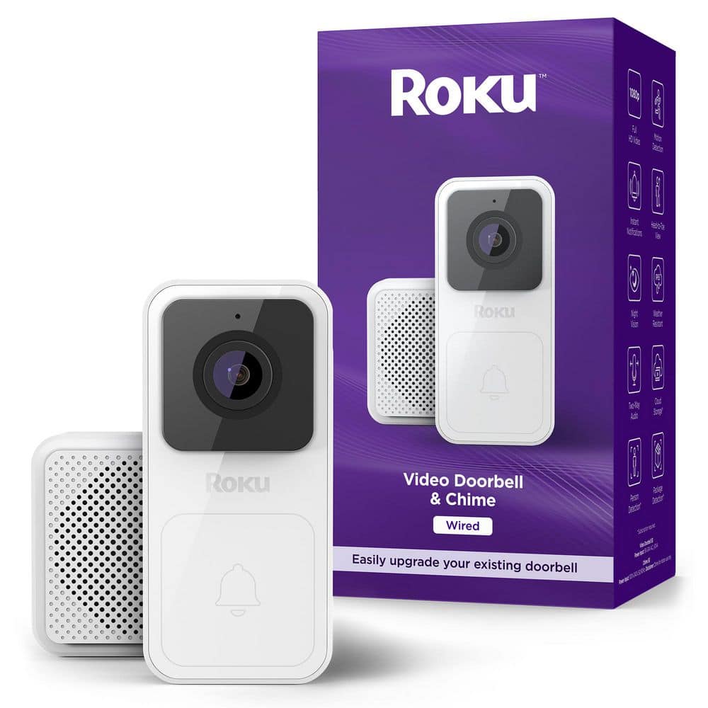 Reviews for Roku Smart Home Wired/Wireless Video Doorbell and Chime w ...