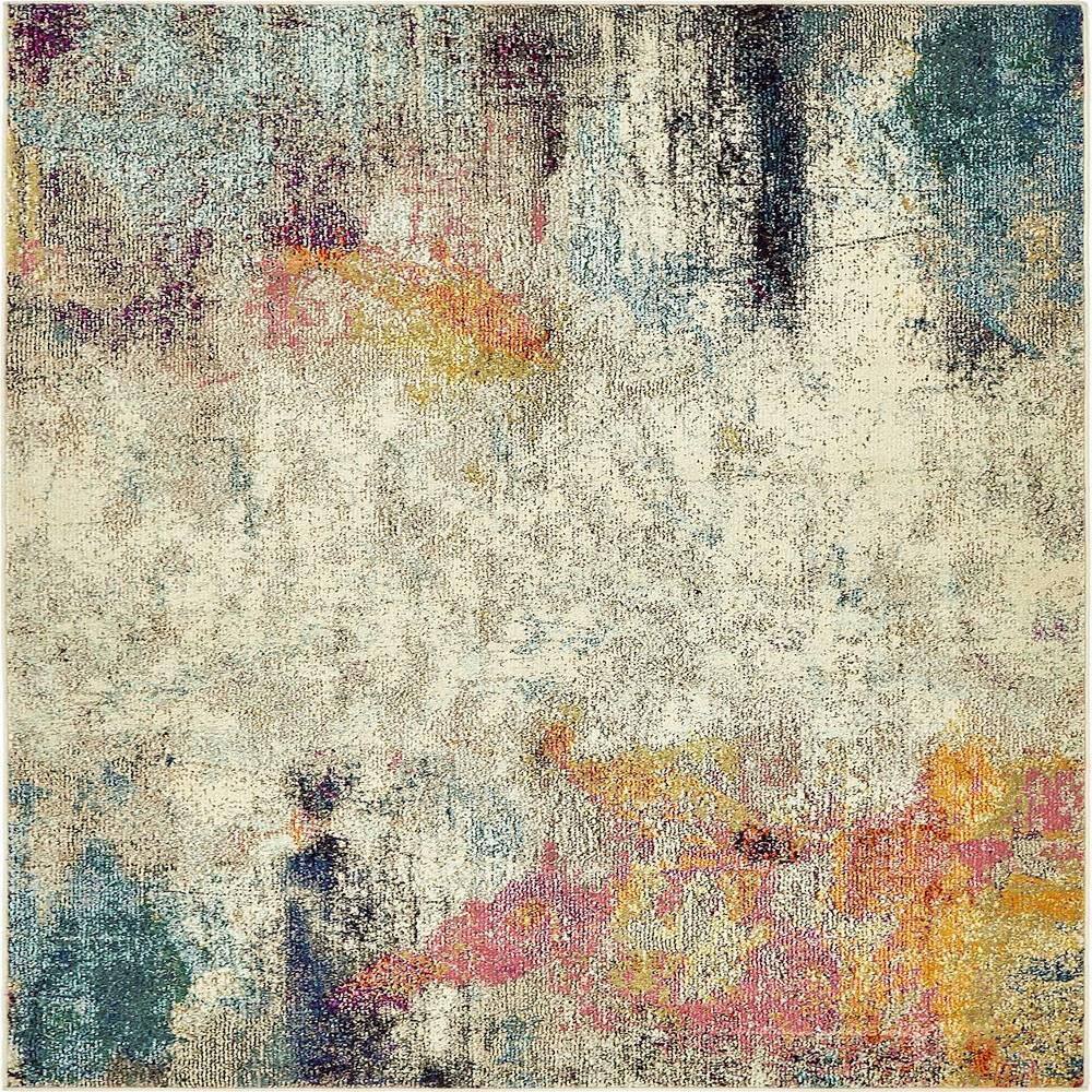 Unique Loom Chromatic Tybee Beige 5' 0 x 8' 0 Area Rug 3139849 - The ...