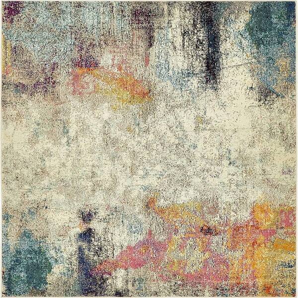 Unique Loom Chromatic Tybee Beige 5' 0 x 8' 0 Area Rug 3139849 - The ...