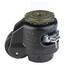 Foot Master GDR Series 2 in. Nylon Swivel Flat Black Plate Mounted ...