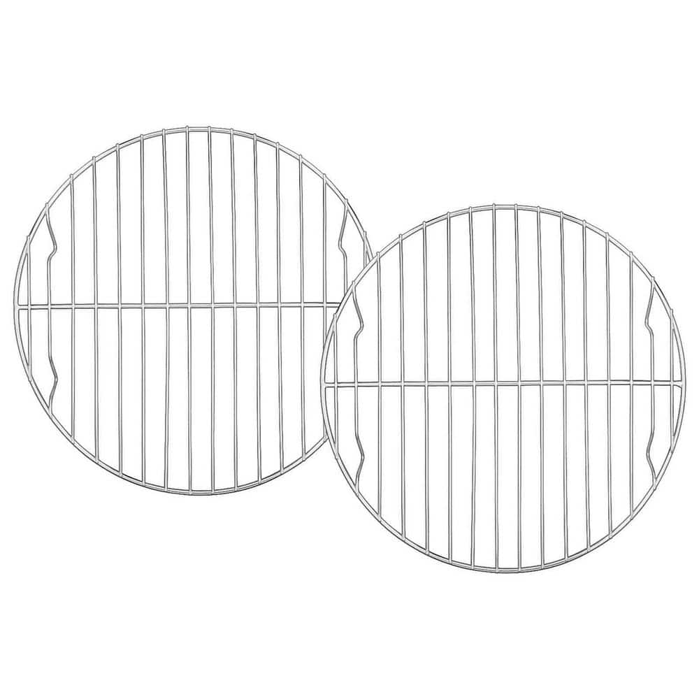 Anqtovp Stainless Steel Round Cooling Rack Set of 2, 9 Inch Baking ...