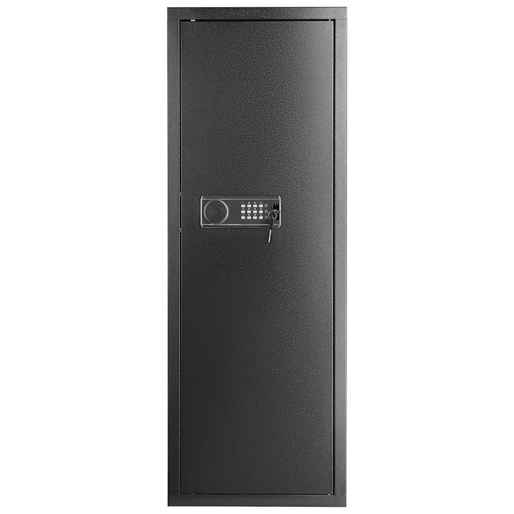 SKYSHALO Tall 6-8 Rifles Gun Safe, Lock and Digital Keypad Cabinet with ...