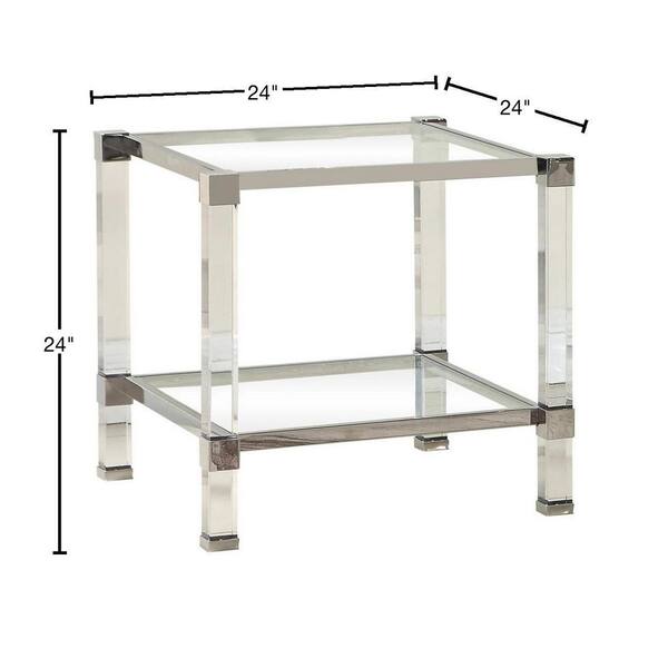 Steel Square Side Table