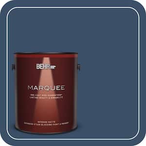 BEHR ULTRA 1 qt. #M510-7 Inked Extra Durable Satin Enamel Interior ...
