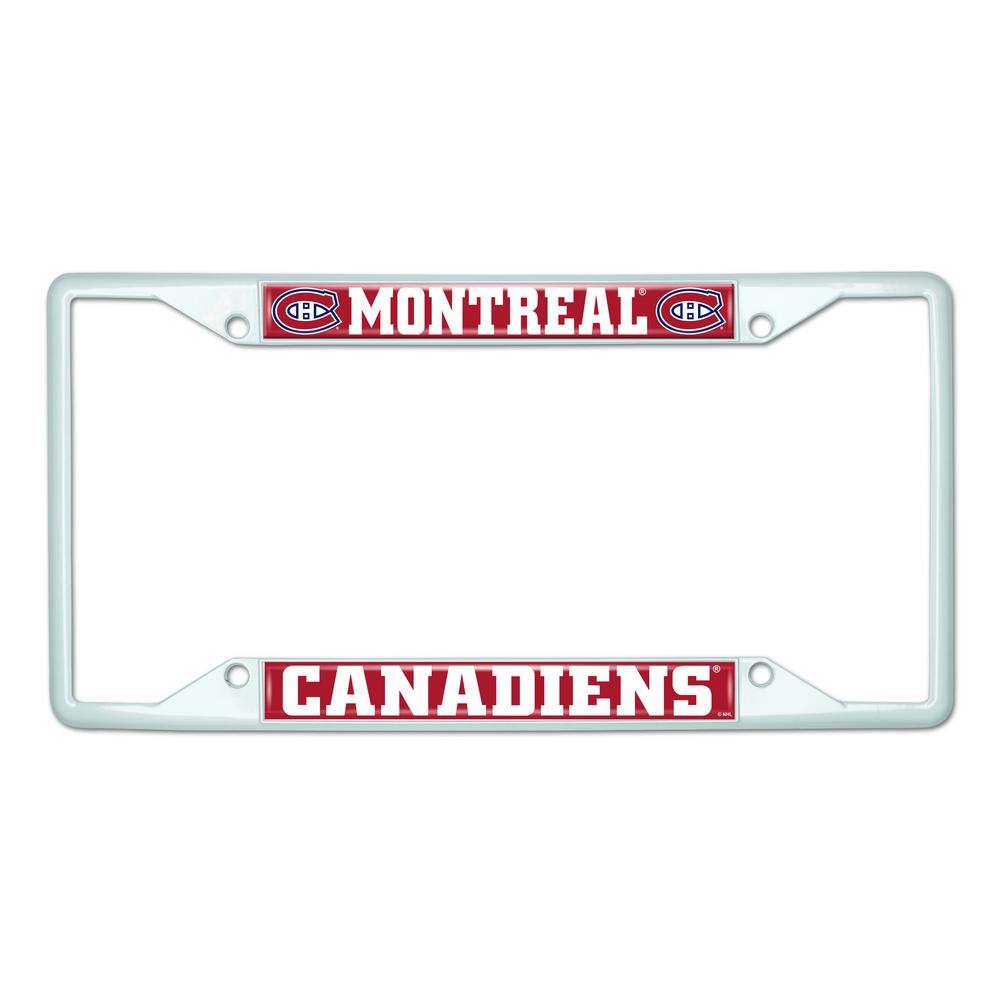 FANMATS Universal Fit NHL - Montreal Canadiens License Plate Frame ...