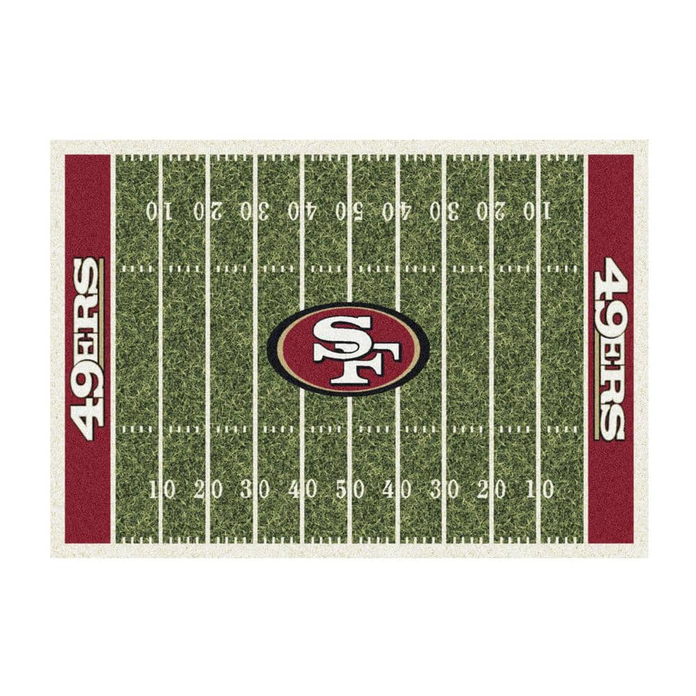 IMPERIAL San Francisco 49ers 8 ft. x 11 ft. Homefield Area Rug IMP 528 ...