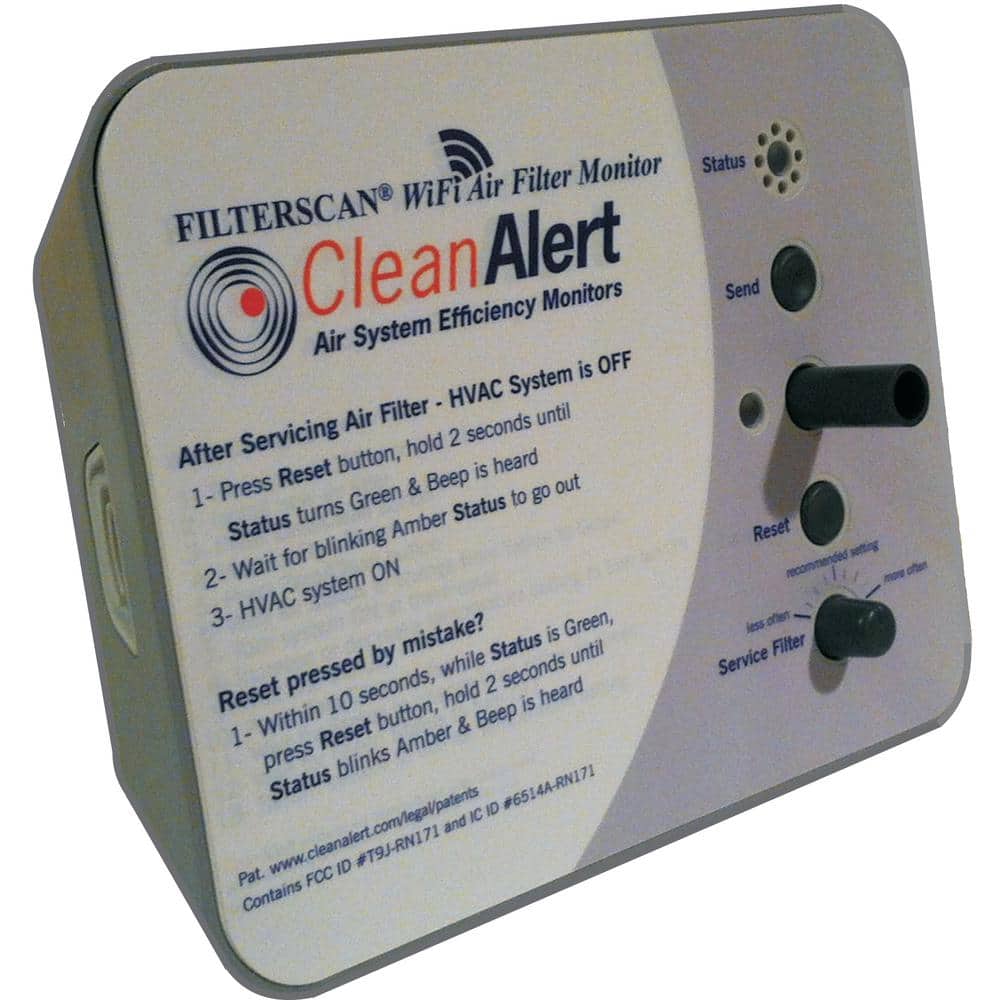 FILTERSCAN Smart Air Filter Monitor, 24-Volt AC/DC Powered FS-245-C ...