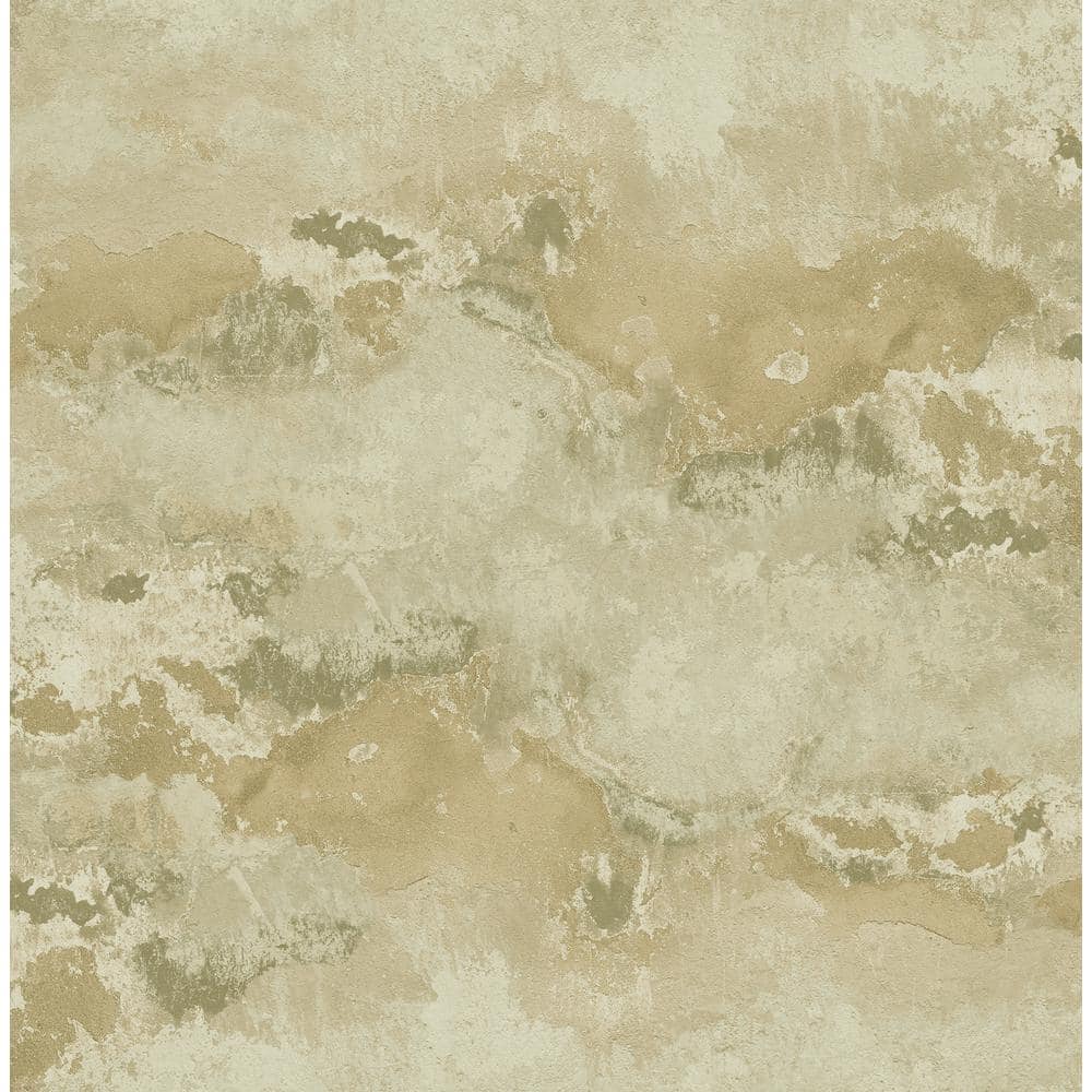 Seabrook Designs Sicily Marble Cream, Beige, and Green Olive Faux Paper ...