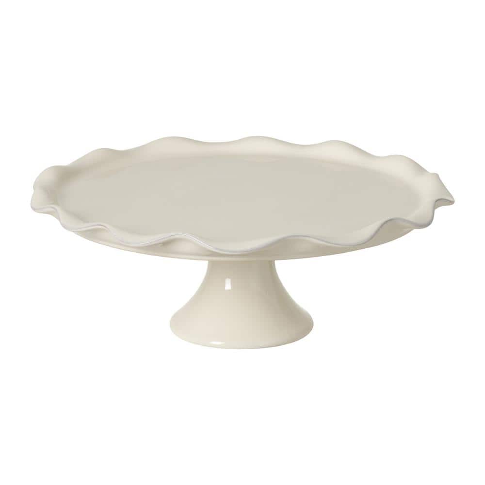 Reviews for CASAFINA Cook and Host Ruffled 1-Tier Cream Cake Plate | Pg ...