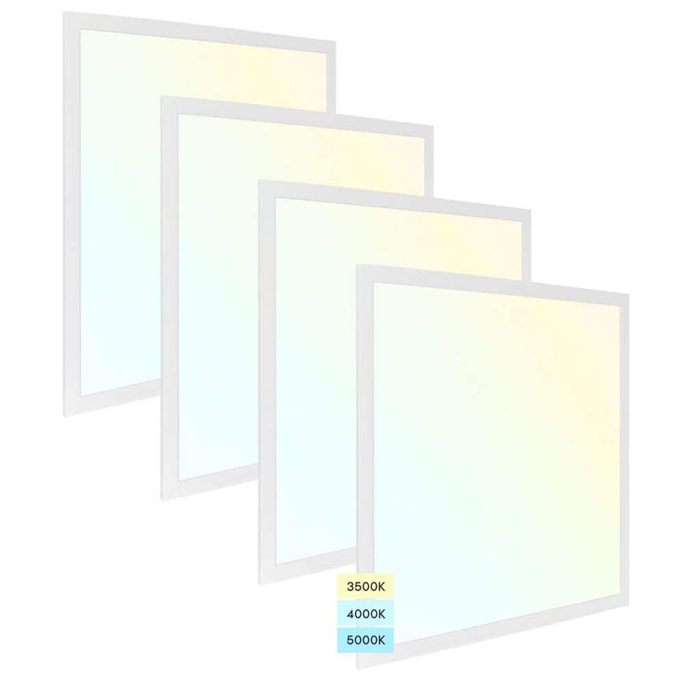 LUXRITE 2x2 FT Intergrated LED Flat Panel Light 40 Watt, 3 Color ...
