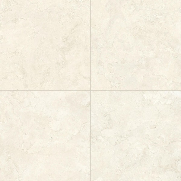 Giorbello American EcoStone Cross-Cut Ivory 48 in. x 48 in. Matte ...