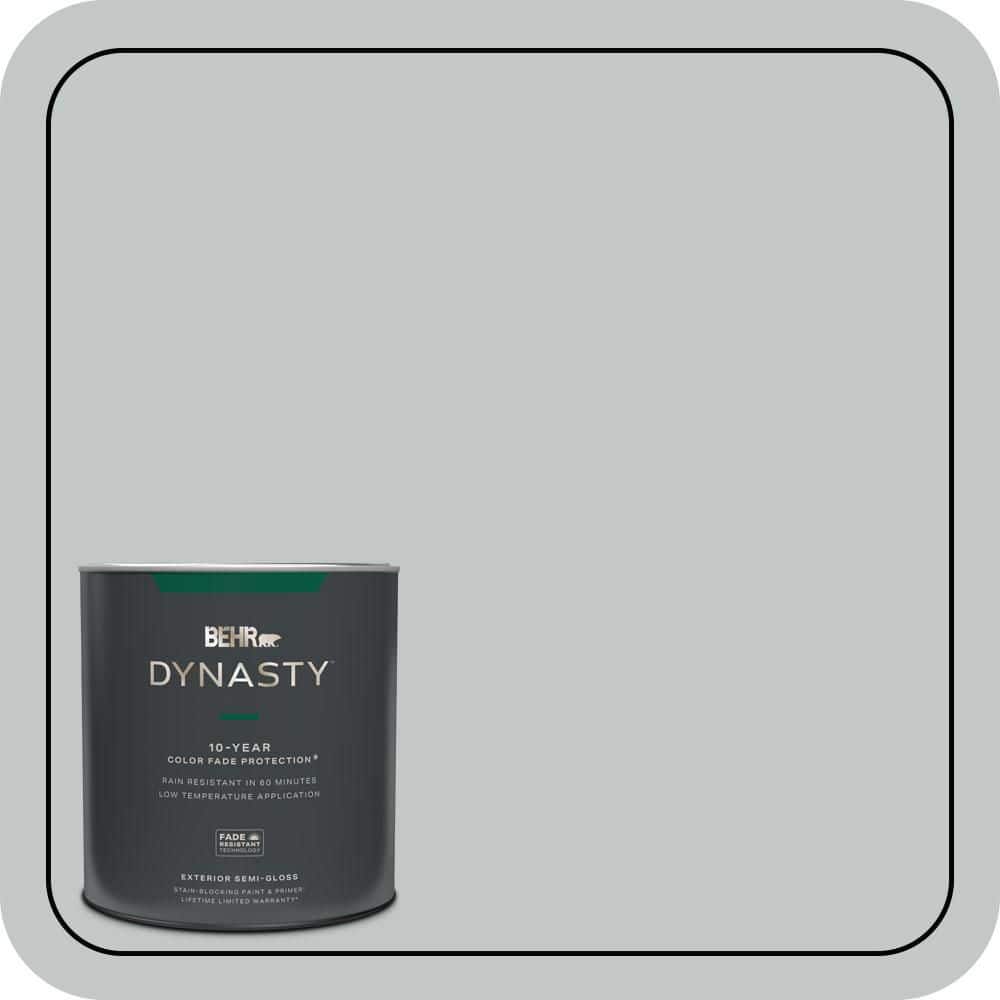 BEHR DYNASTY 1 qt. #N450-2 Zero Gravity Semi-Gloss Exterior Stain ...