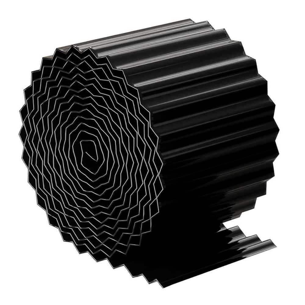 Oyezvary 20 ft. x 8 in. Corrugated Sturdy Lawn Edging Border Flexible ...
