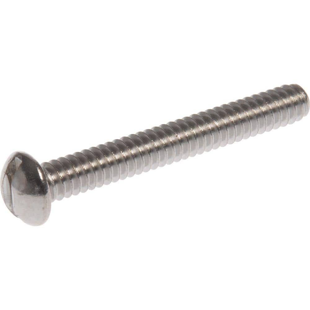 Hillman Stainless Slotted Round-Head Machine Screw (5/16"-18 x 3 ...