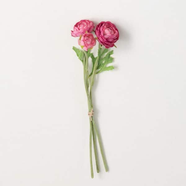 SULLIVANS 10.5 in. Artificial Lilac Ranunculus Spray GA1579 LI - The ...