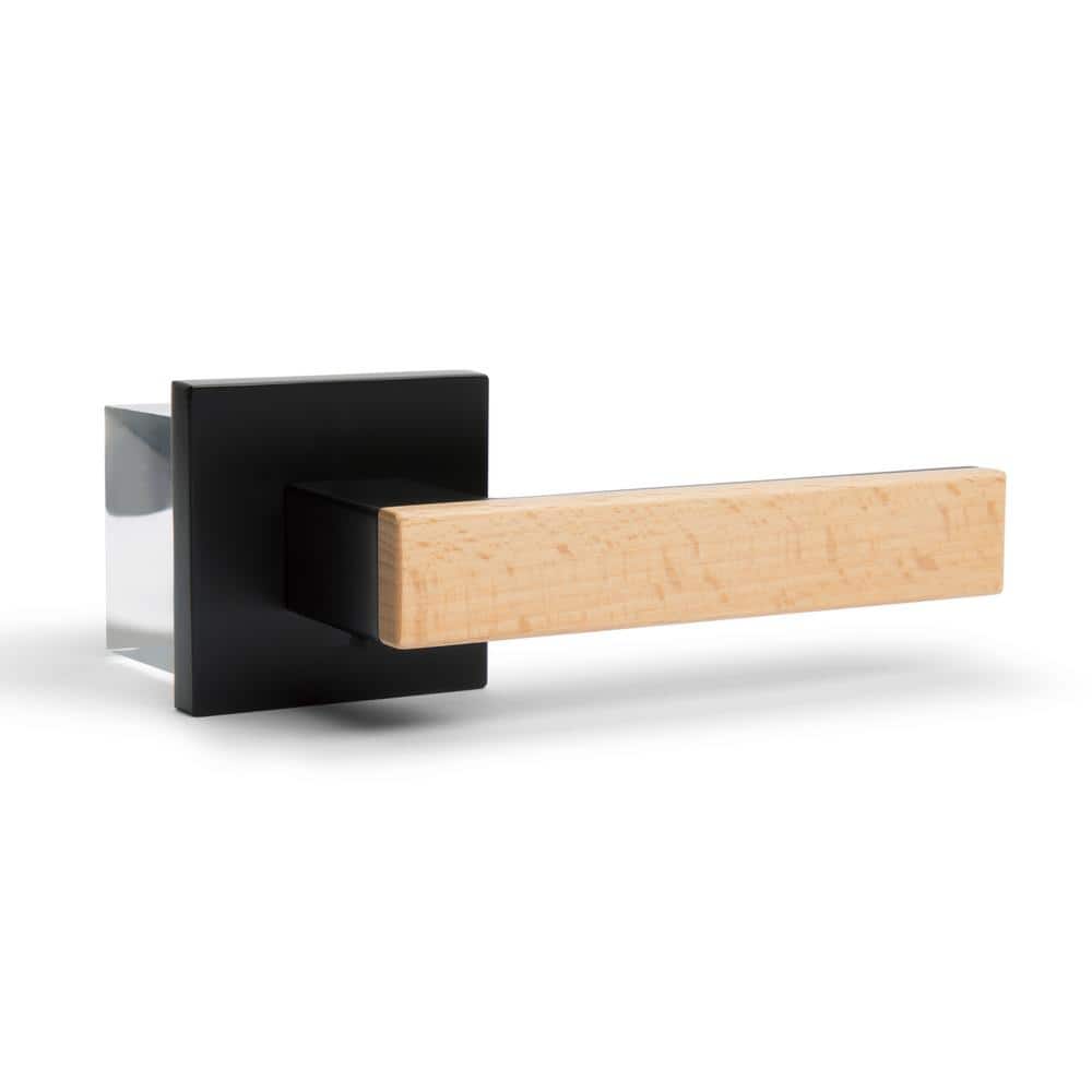 McBowery Summit Matte Black Passage Hall/Closet Modern Door Handle ...