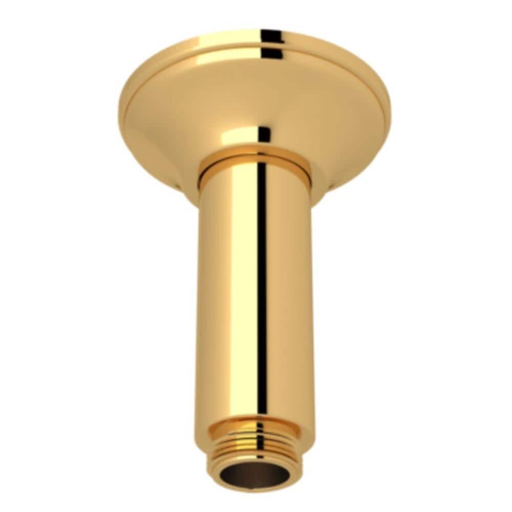 ROHL 3 in. Ceiling Mounted Shower Arm in Italian Brass 1505/3IB - The ...