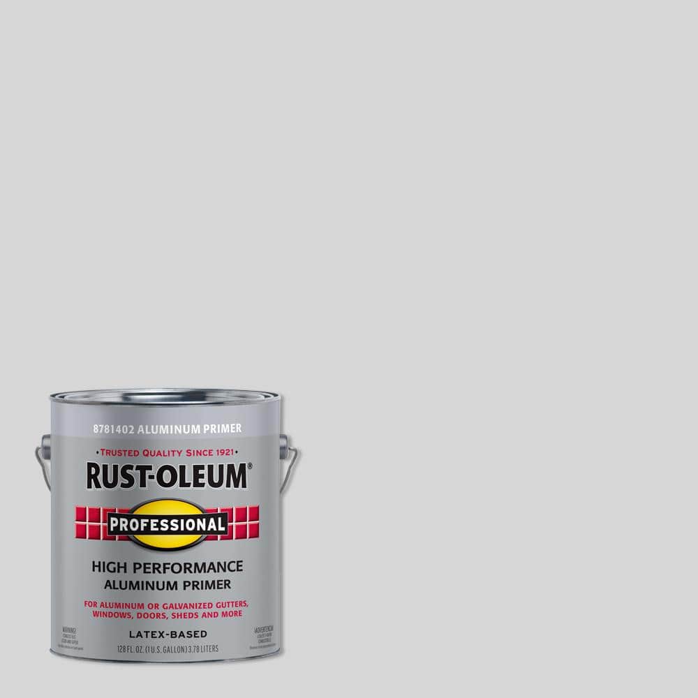 Rust-Oleum Professional 1 gal. Flat Gray Water-Based Interior/Exterior ...