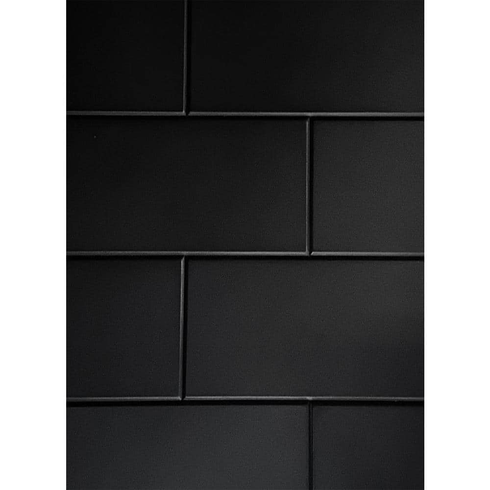 Reviews for A La Maison Ceilings Black Matte 0.5 ft. x 3 ft. Glue Up ...